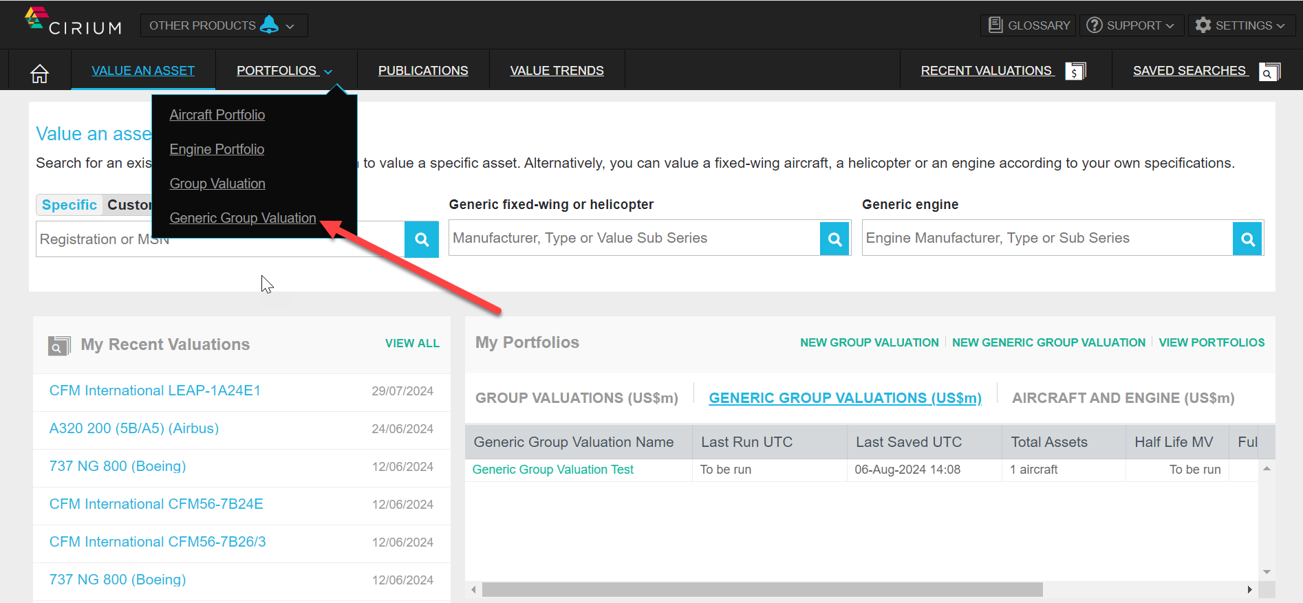 Introducing Generic Group Valuations