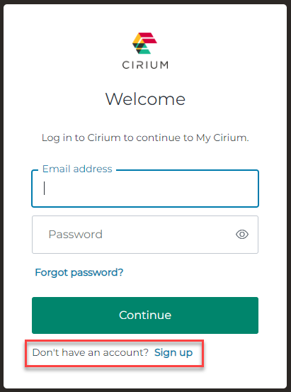 How to sign up to My Cirium?