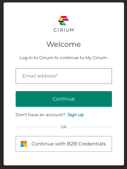 How to sign up to My Cirium?